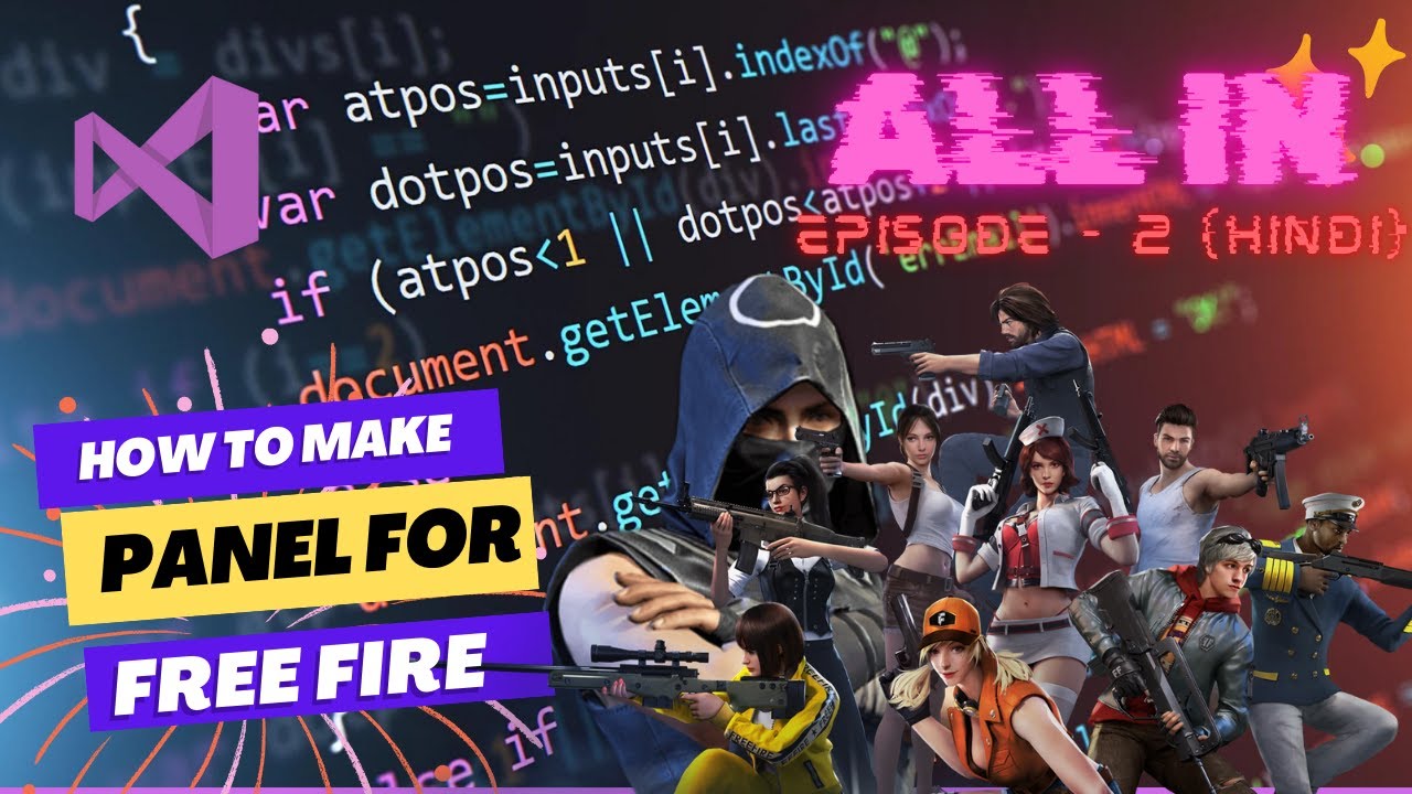 How to make panel for free fire ! EP - 2 - YouTube