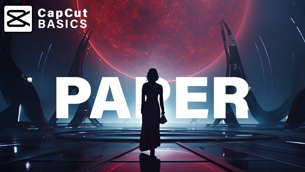 How to Add a Paper Fold Overlay in CapCut - YouTube