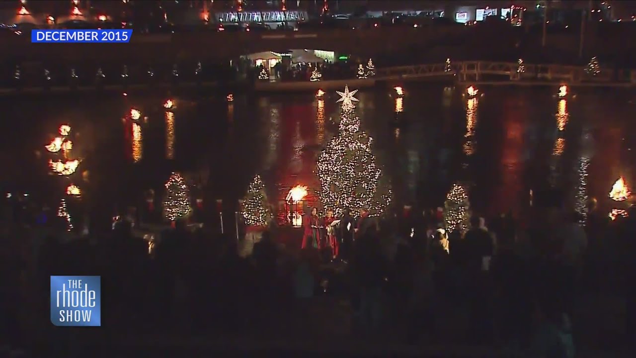 Providence welcomes return of Holiday Celebration at WaterFire - YouTube