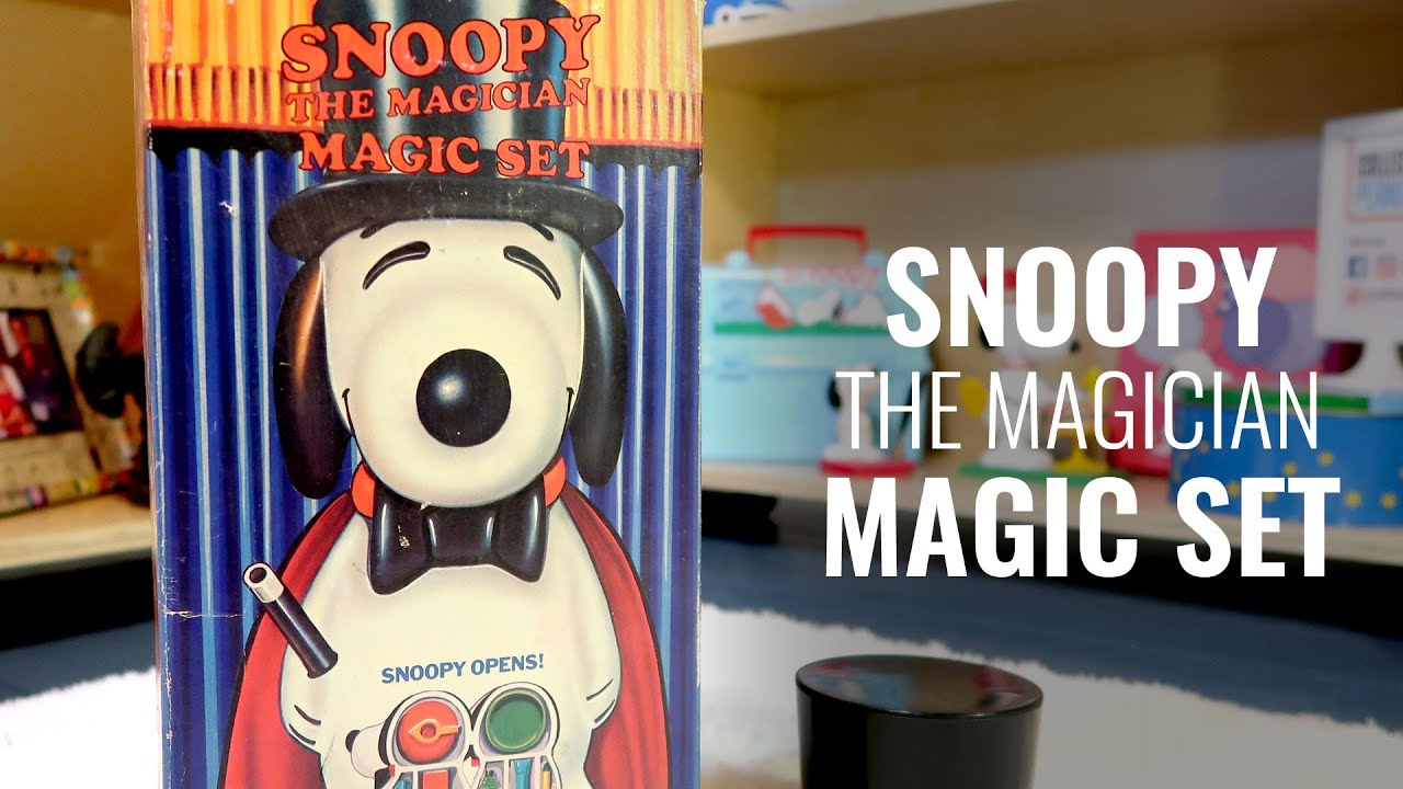 Snoopy The Magician Magic Set - Vintage Peanuts Toy by Helm ...