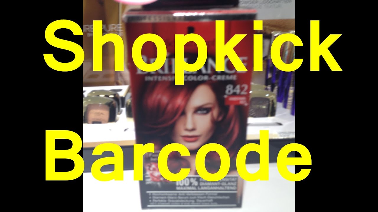 Schwarzkopf Brillance Shopkick Barcode - YouTube