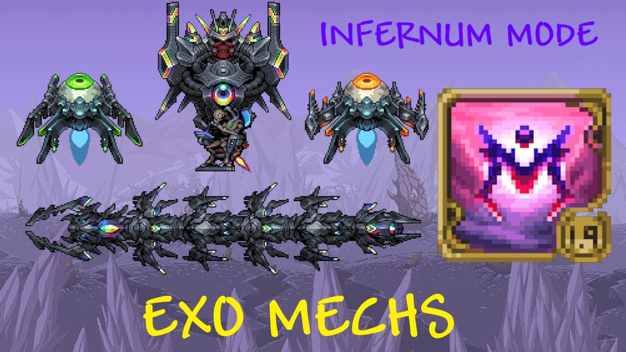 Exo Mechs | Calamity Infernum Mode - Melee - YouTube