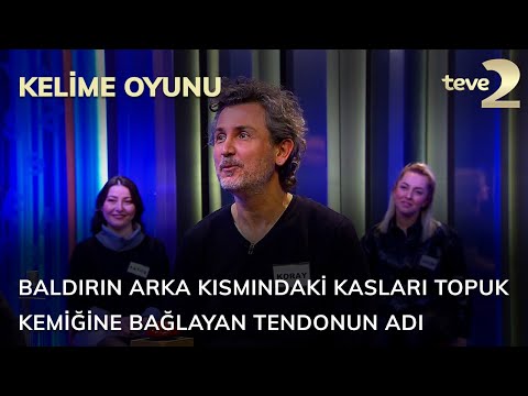 Kelime Oyunu: Baldırın arka kısmındaki kasları topuk kemiğine bağlayan tendonun adı