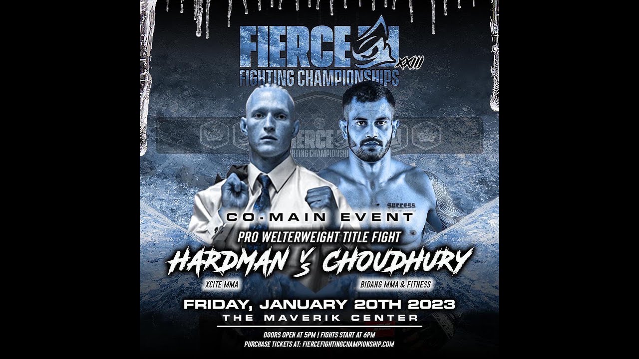Carson Hardman vs Bhabajeet Choudhury - Fierce Fighting Championship 23 ...