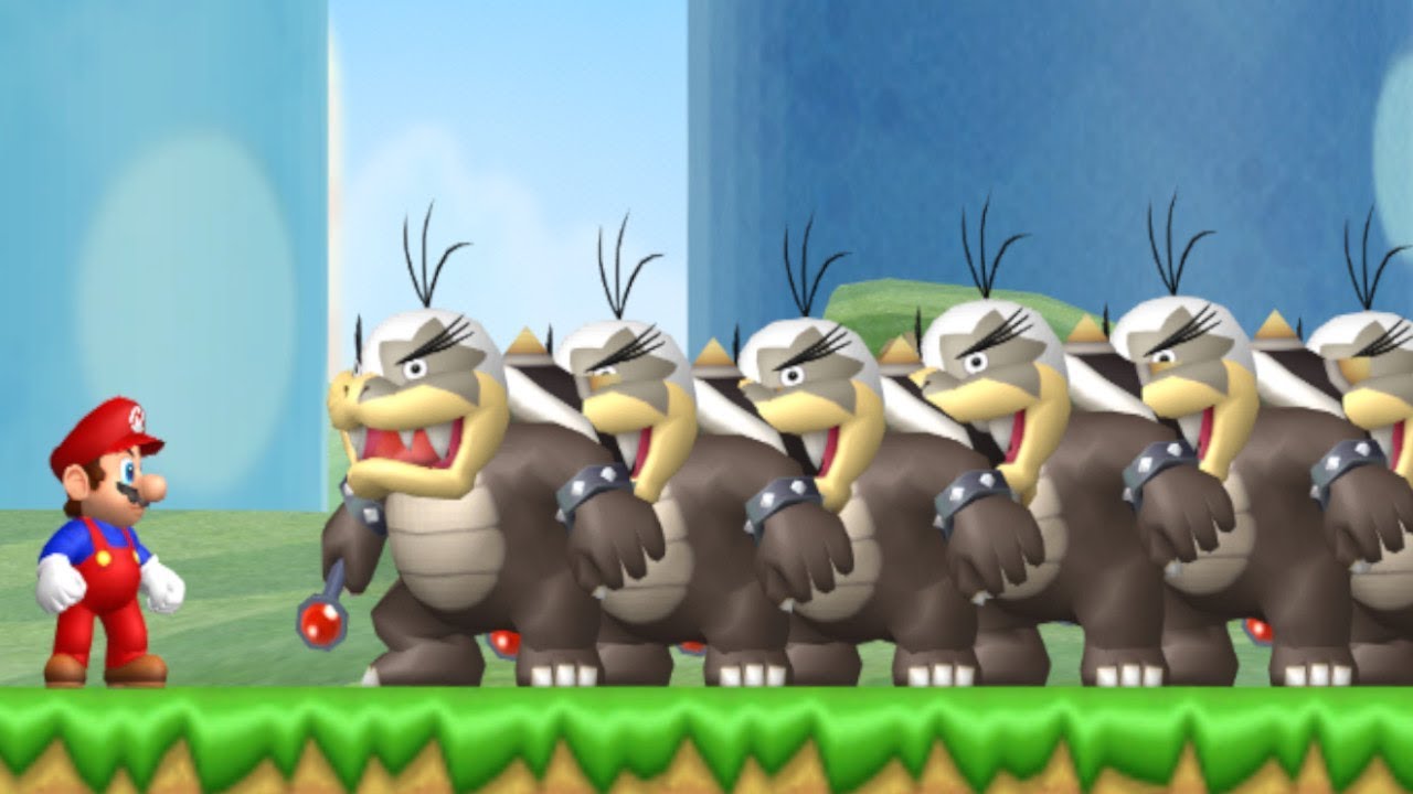 Can Mario Beat 999 Morton´s in New Super Mario Bros. Wii ? - YouTube