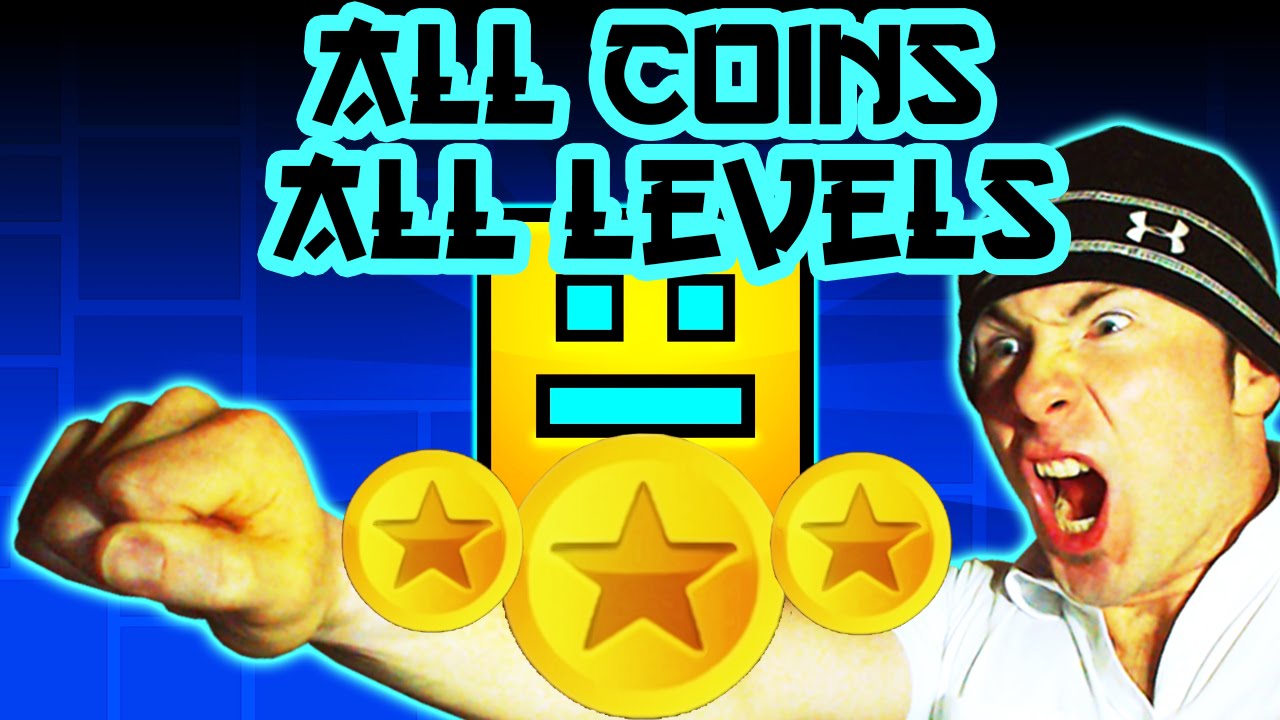 Geometry Dash ALL COINS, ALL LEVELS ~ Sung by DJ EricVanWilderman - YouTube