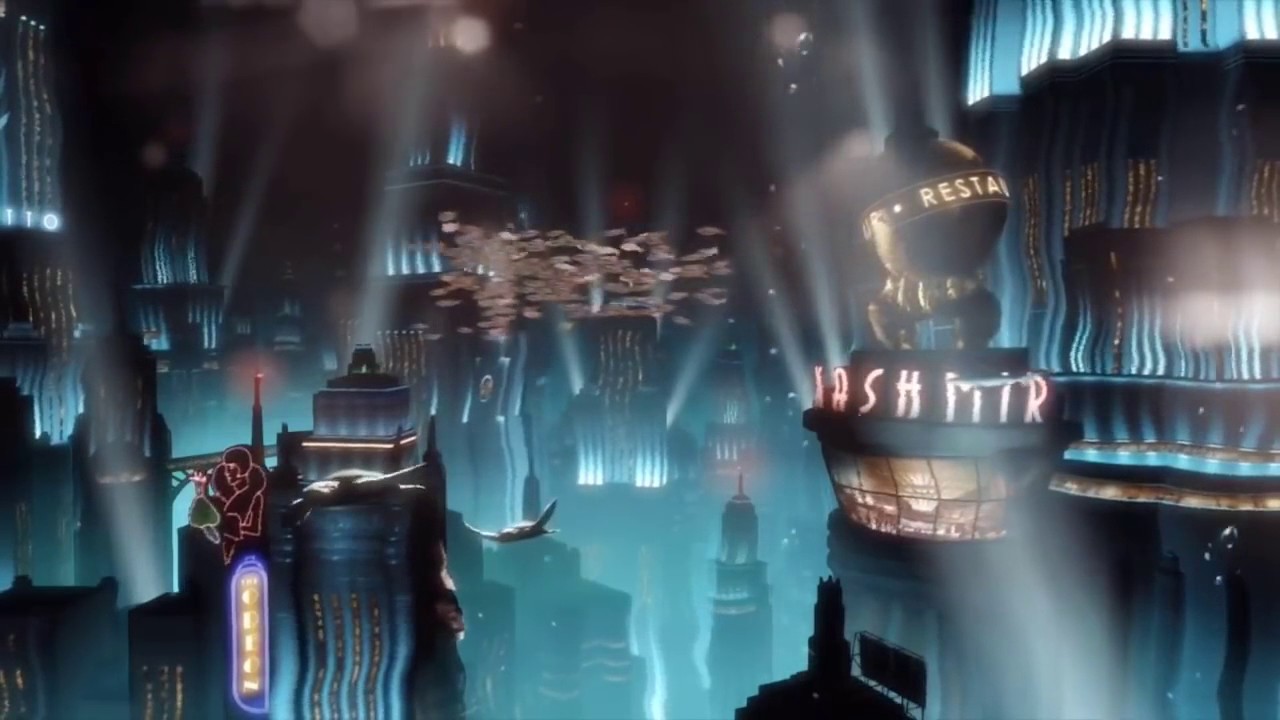 Bioshock Ambience – Rapture Underwater City Sounds (ASMR, Relaxation ...