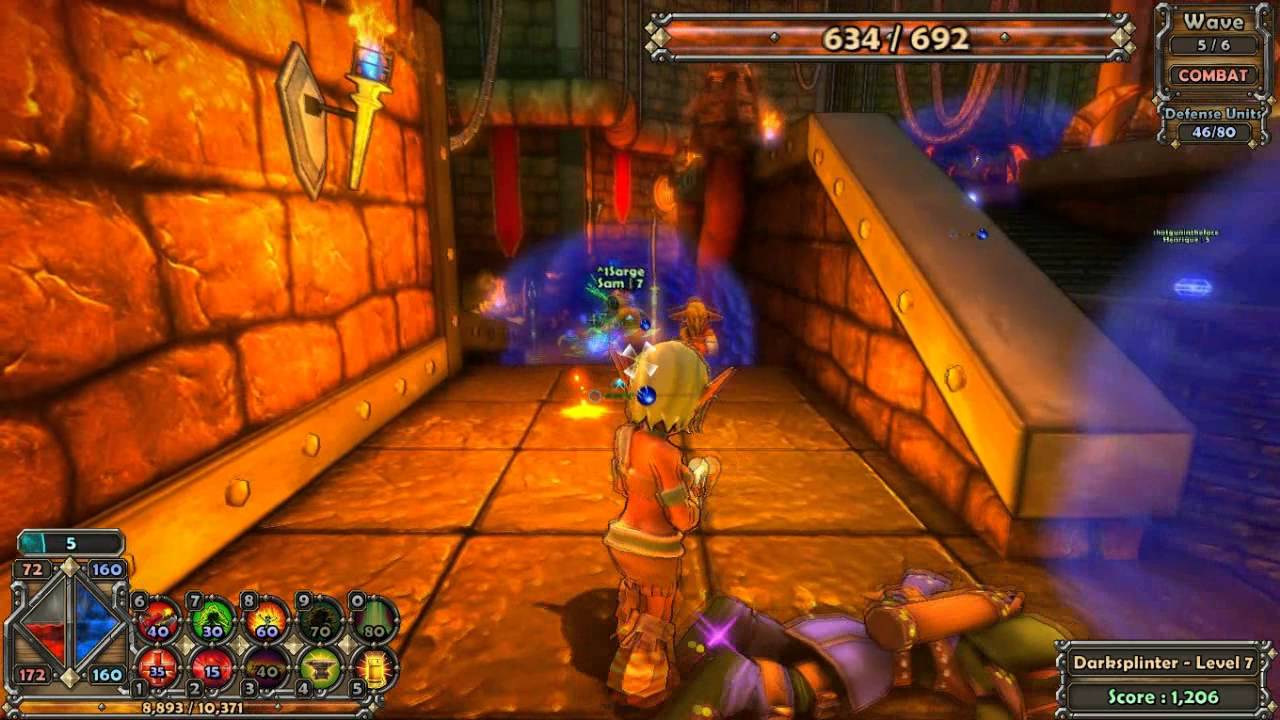 Dungeon Defenders 4 Player Coop Part 2 - YouTube