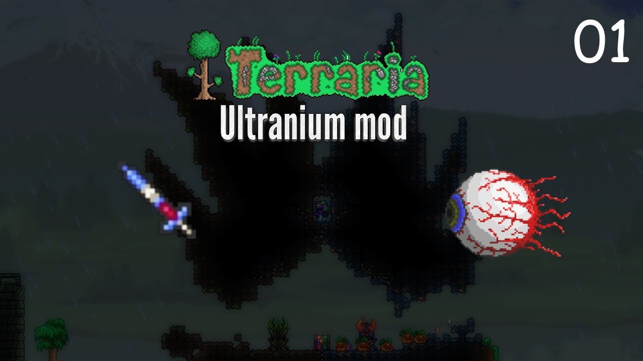 Some LUDICRIOUS Luck! |Terraria Ultranium mod| Episode 1 - YouTube