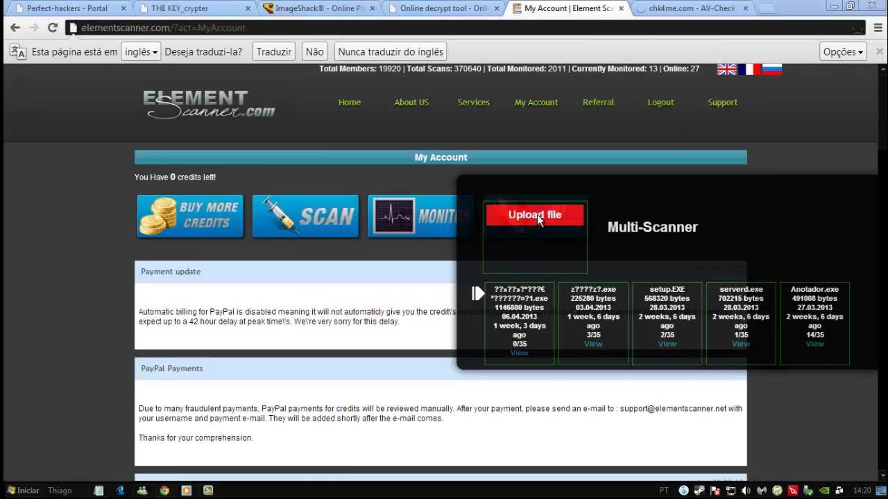 H - Worm v 0.1 Autoit - YouTube