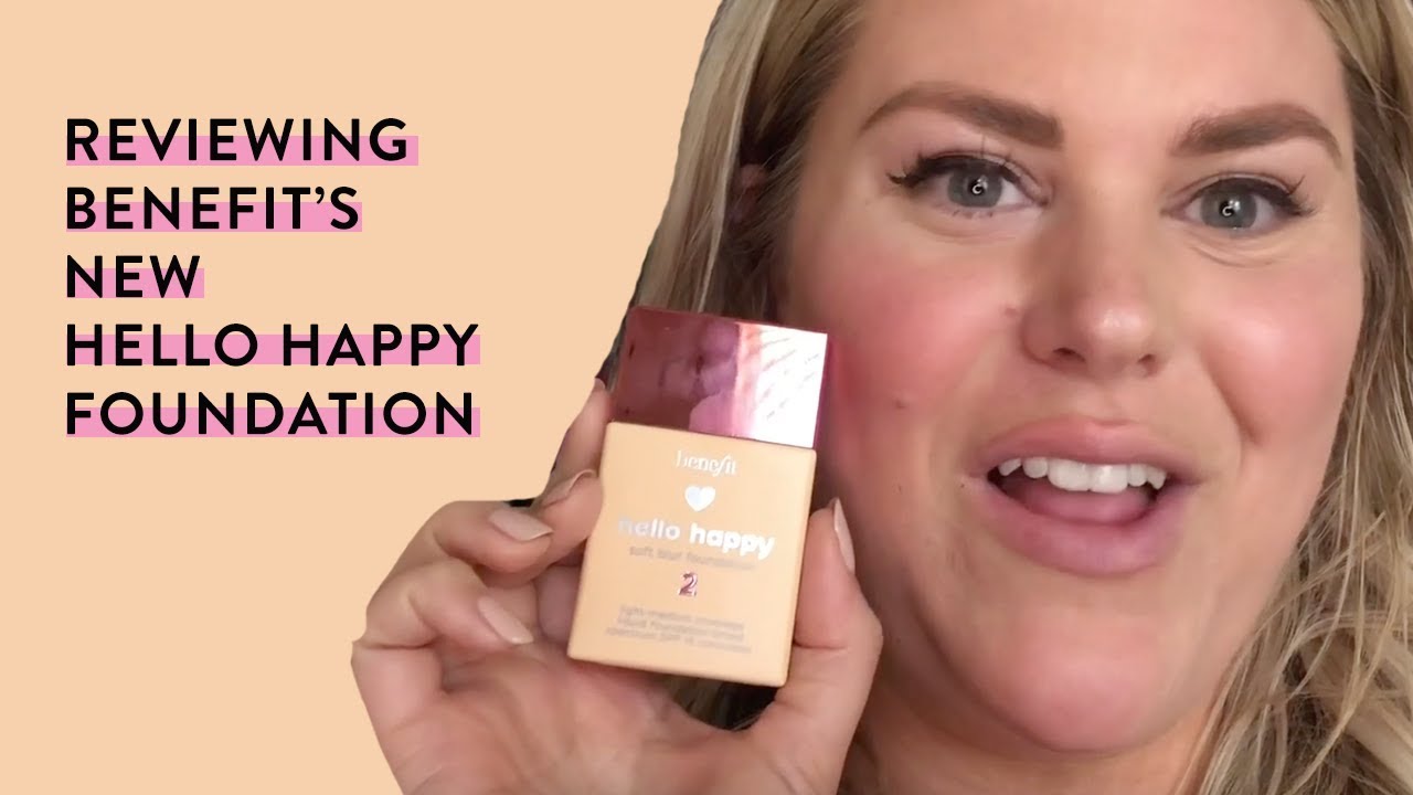 Benefit Hello Happy Soft Blur Foundation REVEAL & REVIEW w/ BENEFIT ...