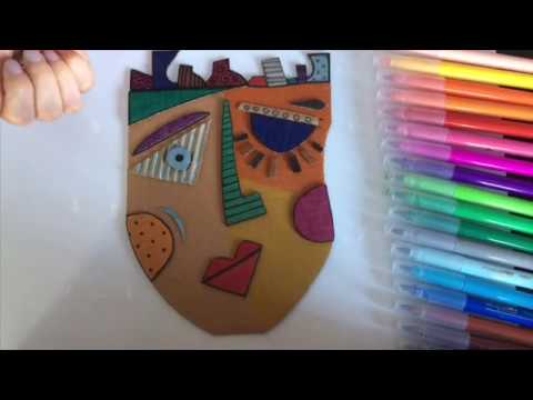 PİCASSO MASK ÇALIŞMASI - YouTube