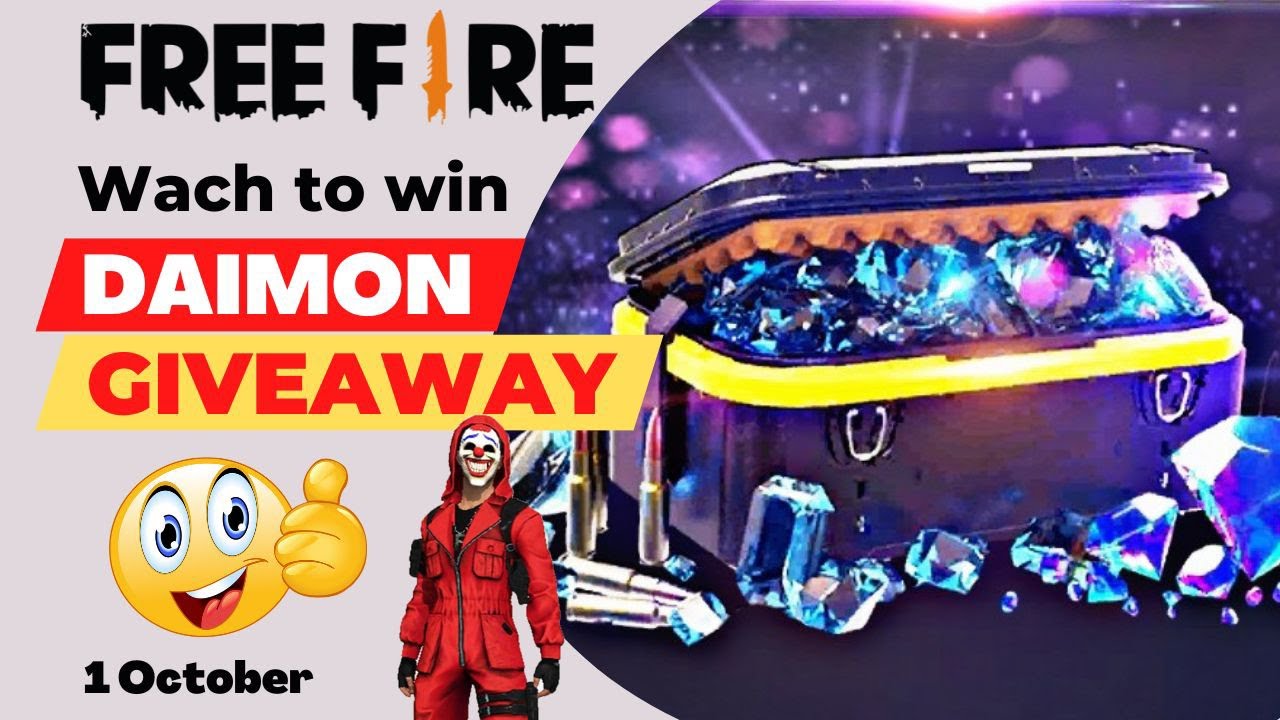 1 October CS Ranked Giveaway | Wach To Win Daimon And Redeem Code - YouTube
