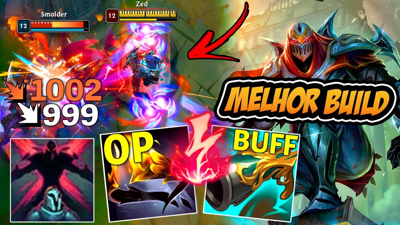 A NOVA MELHOR BUILD COREANA DO ZED DÁ INSTAKILL EM UM COMBO - LEAGUE OF ...