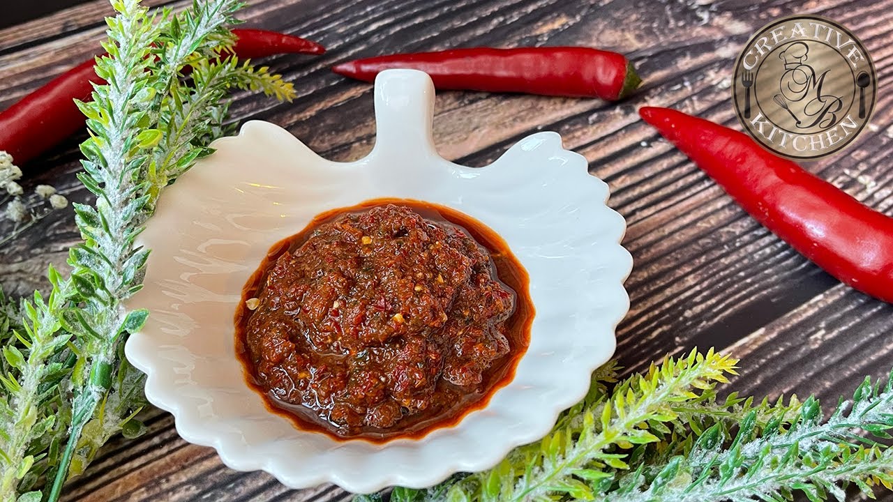 Delicious Homemade Sambal | How to make super yummy sambal belacan for ...
