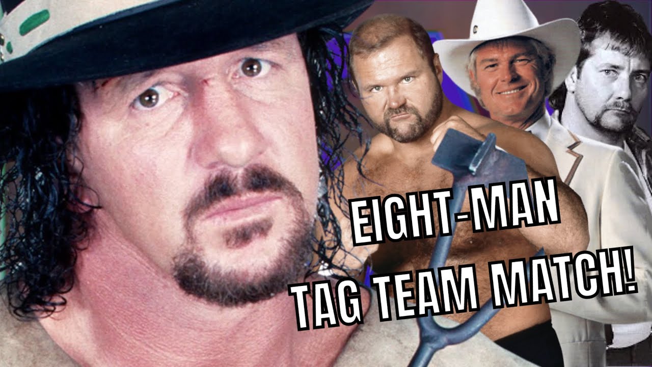EIGHT-MAN TAG TEAM MATCH! | Terry Funk & The Stud Stable battle Road ...