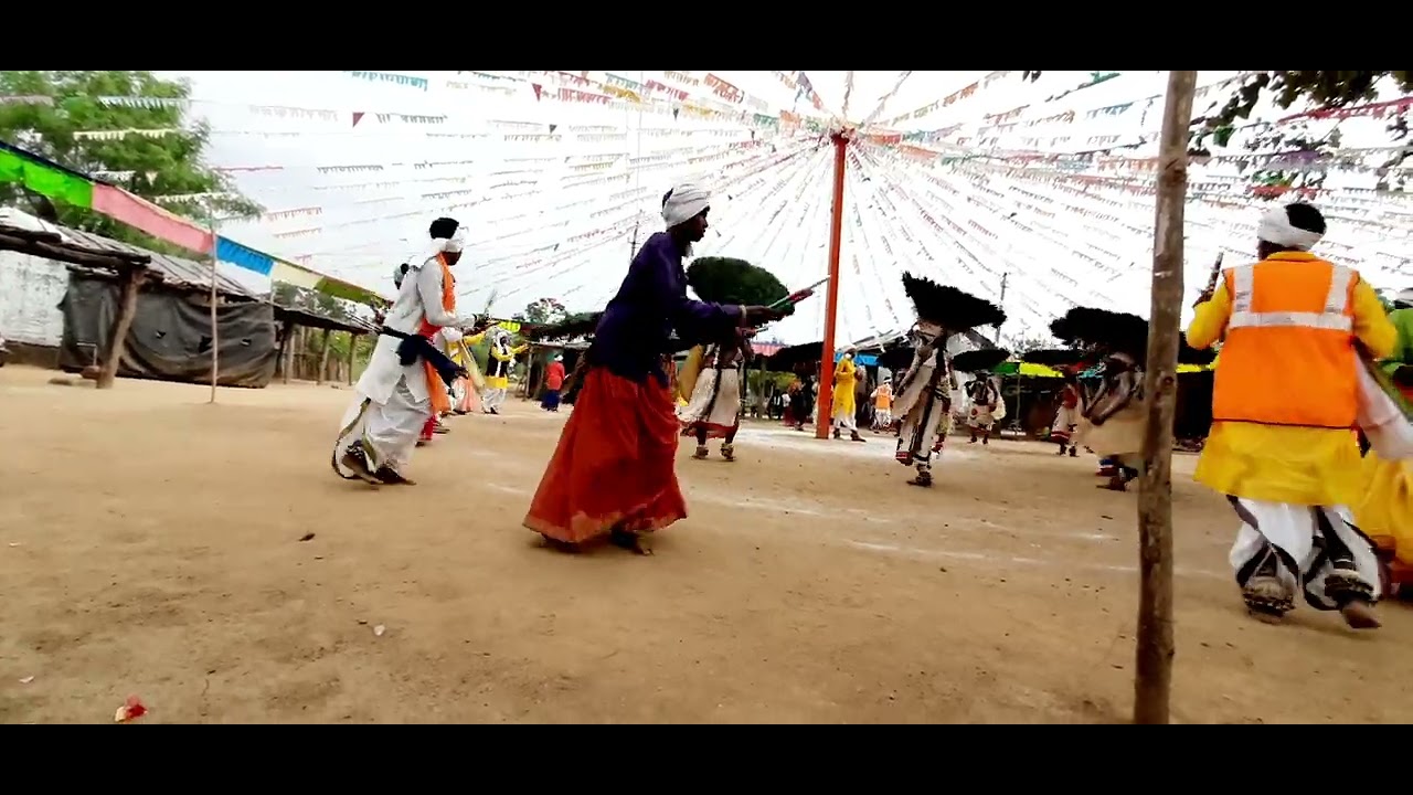 sungapur dandari dance my village kummari kunta.. - YouTube