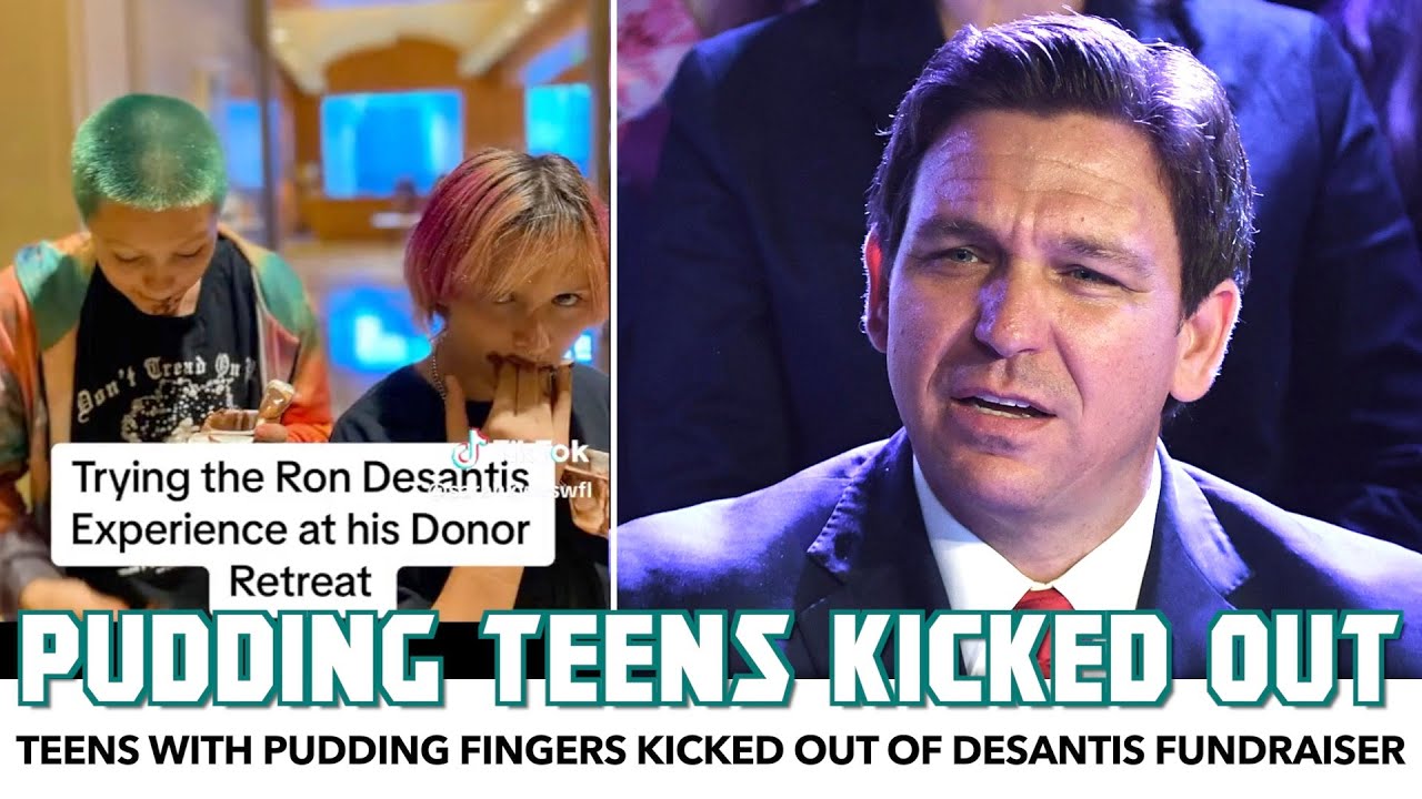 Teens Kicked Out Of Ron DeSantis Fundraiser After Mocking Him With ...
