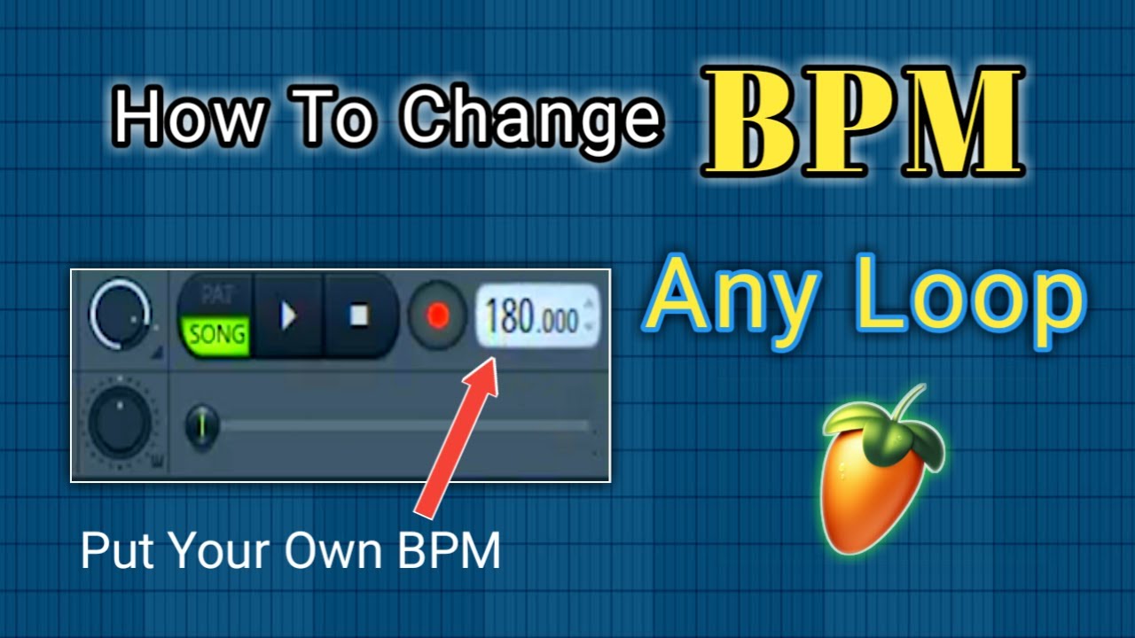 How To Change The BPM Of A Loop | Use Your Own BPM - YouTube
