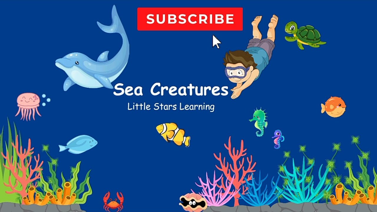 Sea Animal Song | Nursery Rhymes & Kids Songs | learning ocean Animals ...