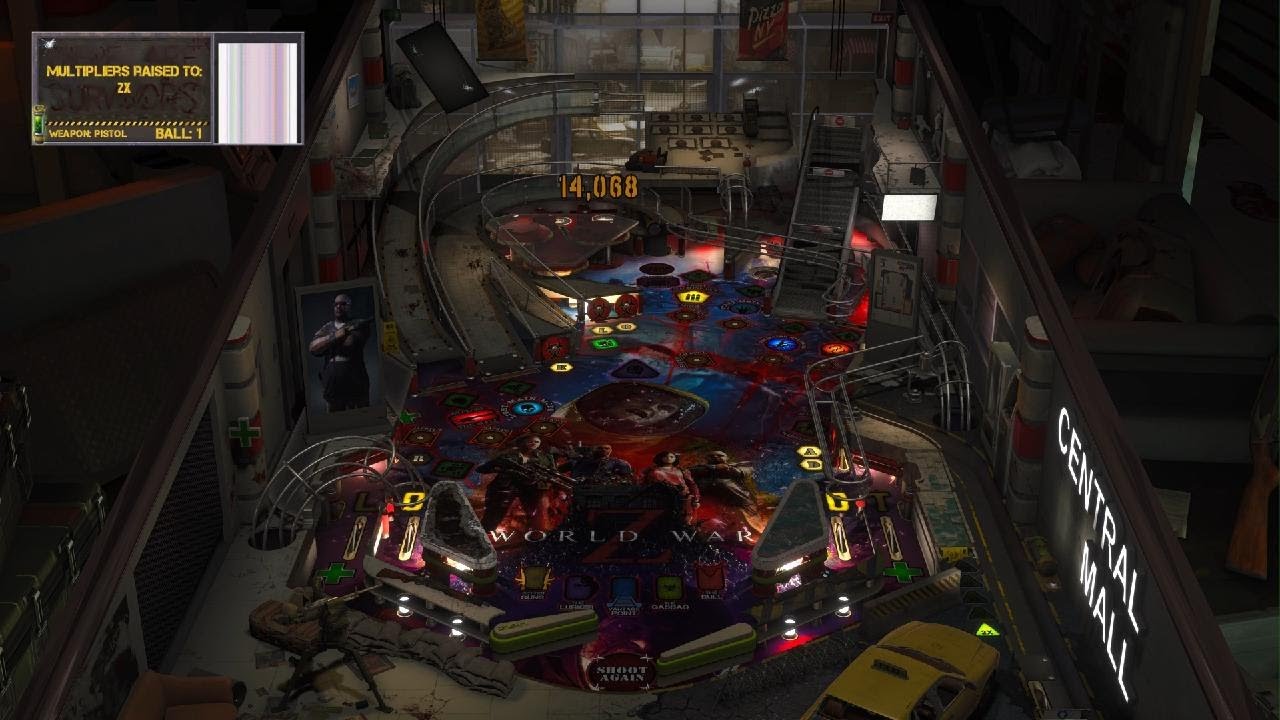 Pinball FX World War Z table #PinballFX - YouTube