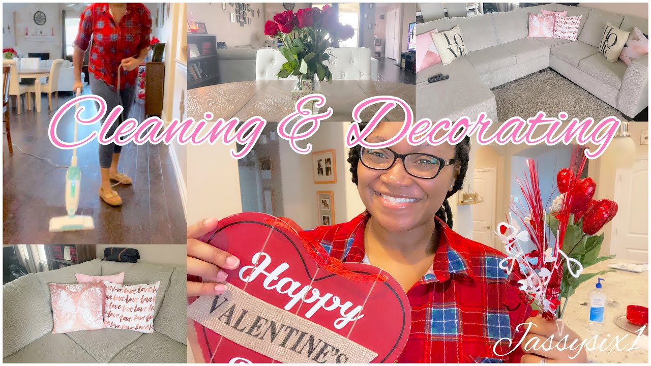 CLEAN AND DECORATE FOR VALENTINES DAY 2021 WITH ME ️/SAHM OF ONE🤱🏾 ...