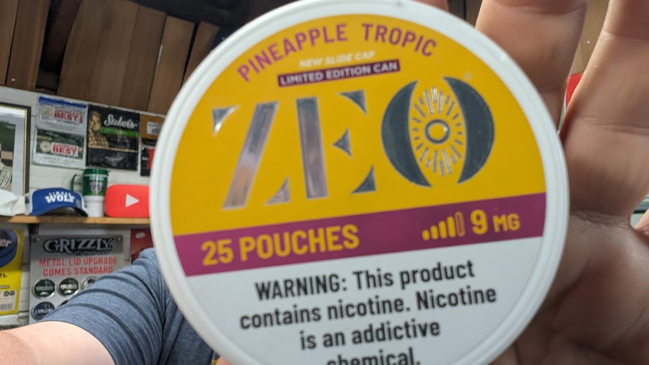 Zeo Pineapple Tropic Flavor Nicotine Pouches Review - YouTube