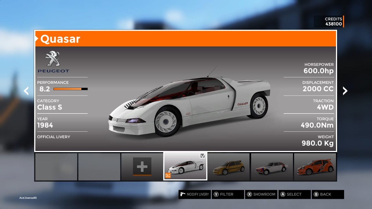 Sebastien Loeb Rally EVO - 1984 Peugeot Quasar "Group S" - YouTube