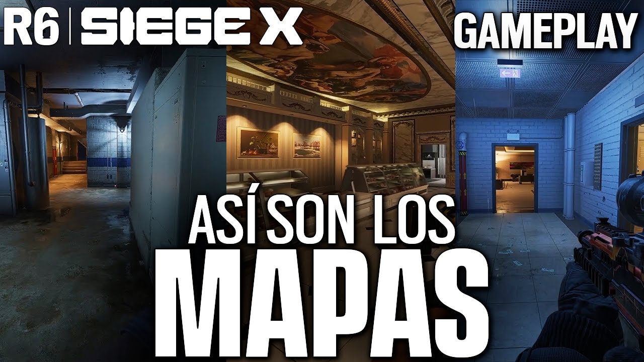 MUESTRO LOS 5 NUEVOS MAPAS MODERNIZADOS de RAINBOW SIX SIEGE X - YouTube