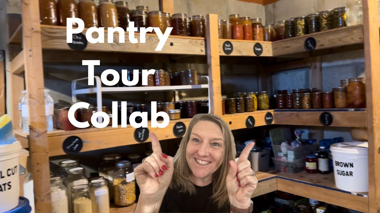 PANTRY TOUR Collab with Kim - A GIRL AND HER PHONE - Come And See Our Pantries/Freezers - YouTube
