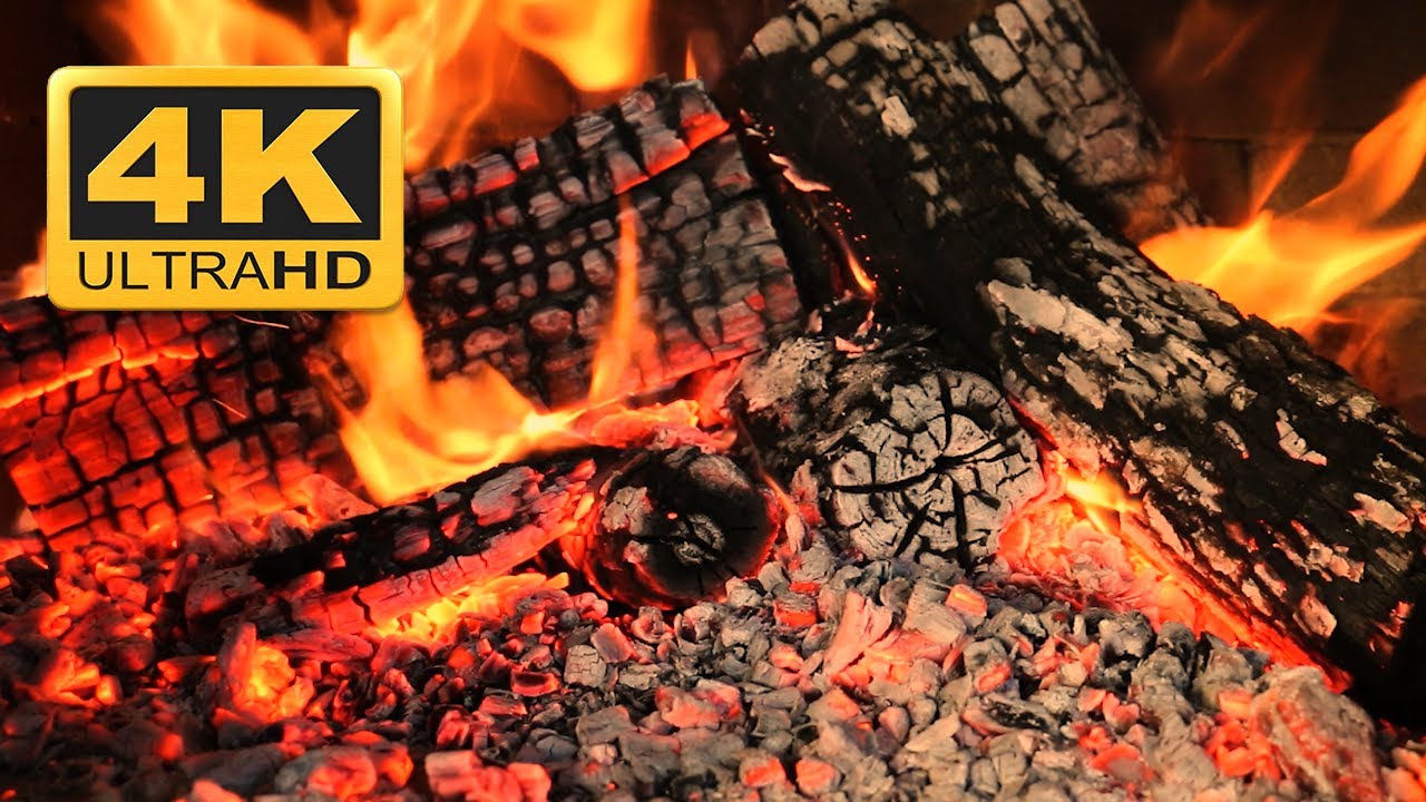 🔥 The Best Burning Fireplace 4K (12 HOURS) with Crackling Fire Sounds ...