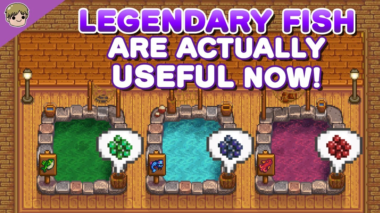 What to do with Legendary Fish in Stardew Valley - YouTube