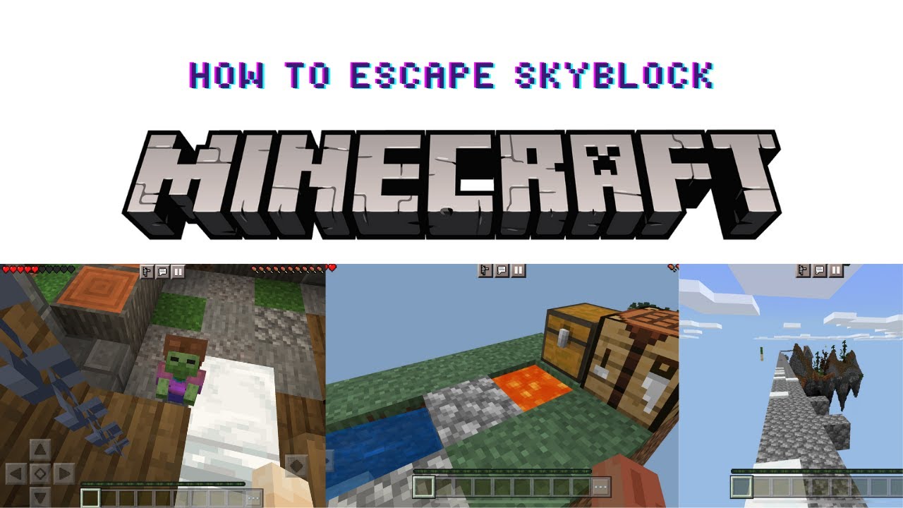How To Escape Skyblock - YouTube
