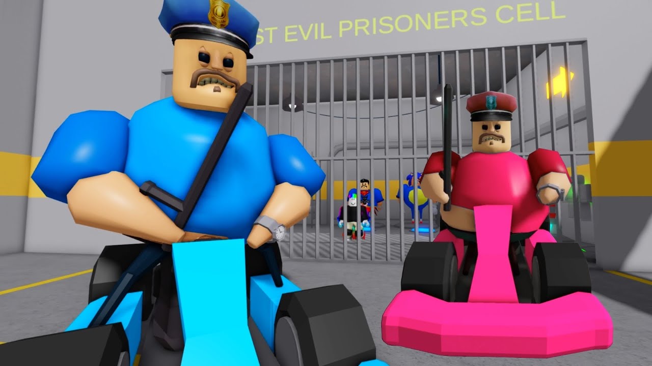 GO KART BARRY'S PRISON RUN MODE! Walkthrough FULL GAME #roblox #obby ...
