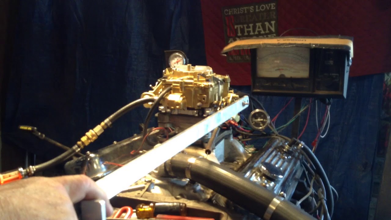 Quadrajet divorced choke - YouTube