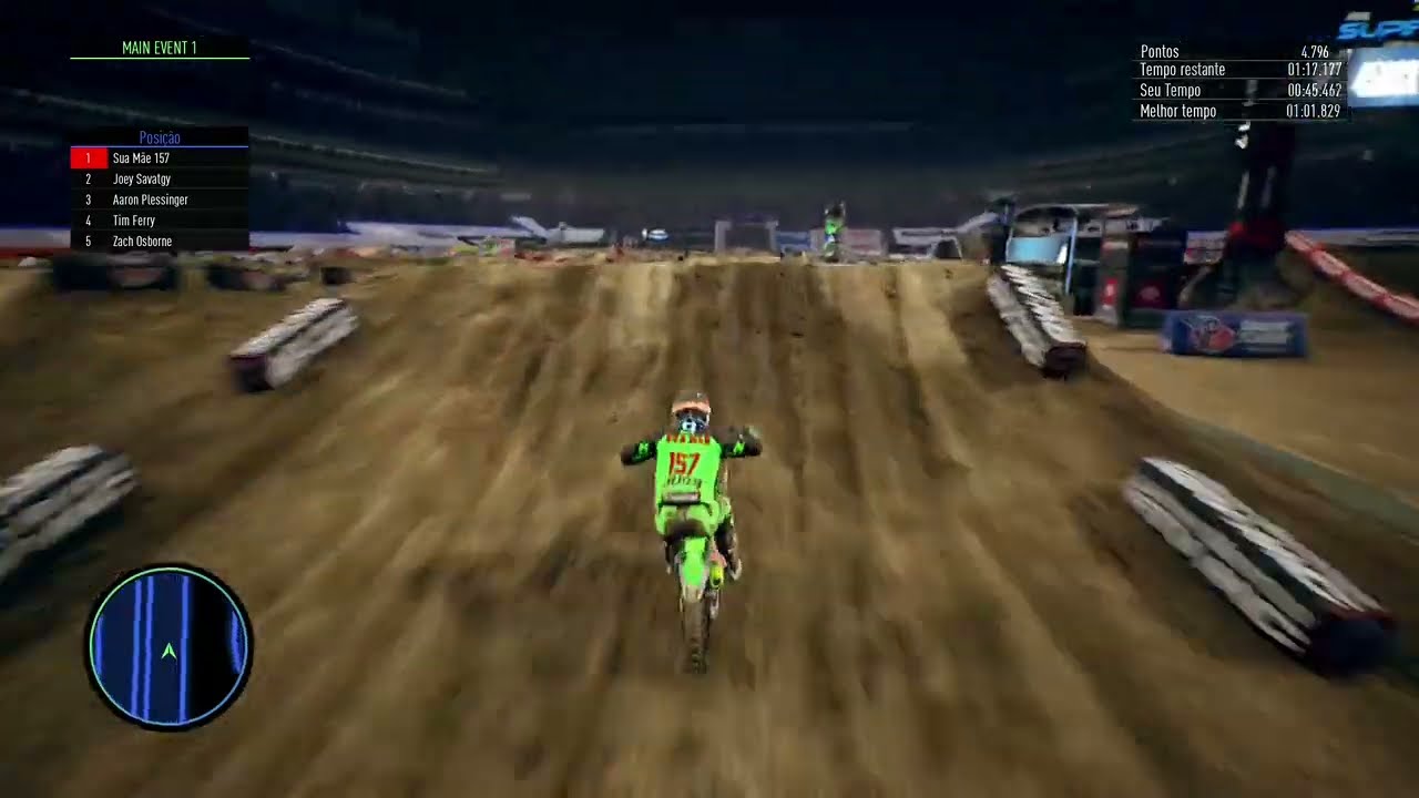 supercross green night - YouTube