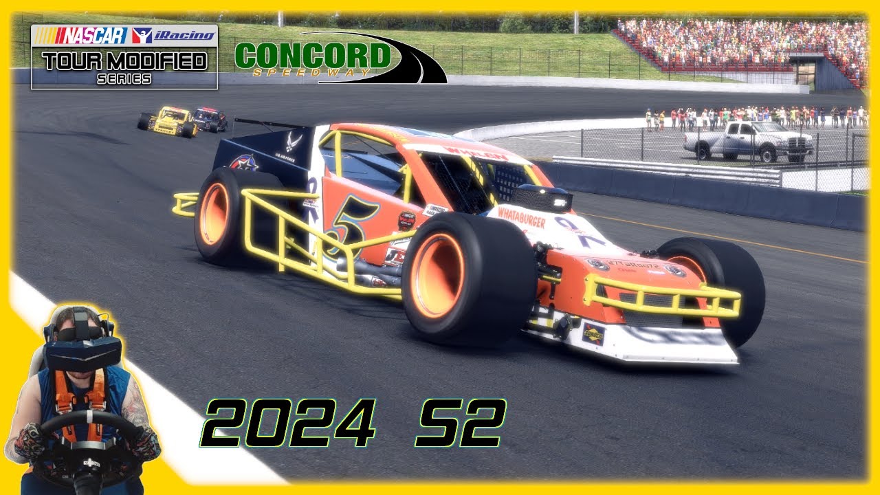 NASCAR Tour Modified Series at Concord Speedway in iRacing - YouTube
