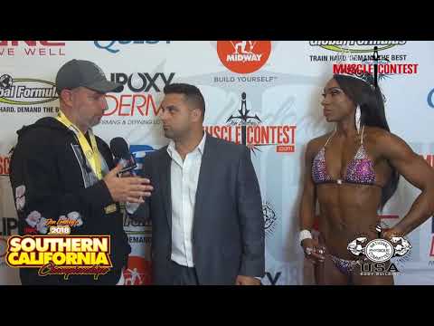 2018 NPC Southern California Championships Bikini Overall Winner Leilani Hartley