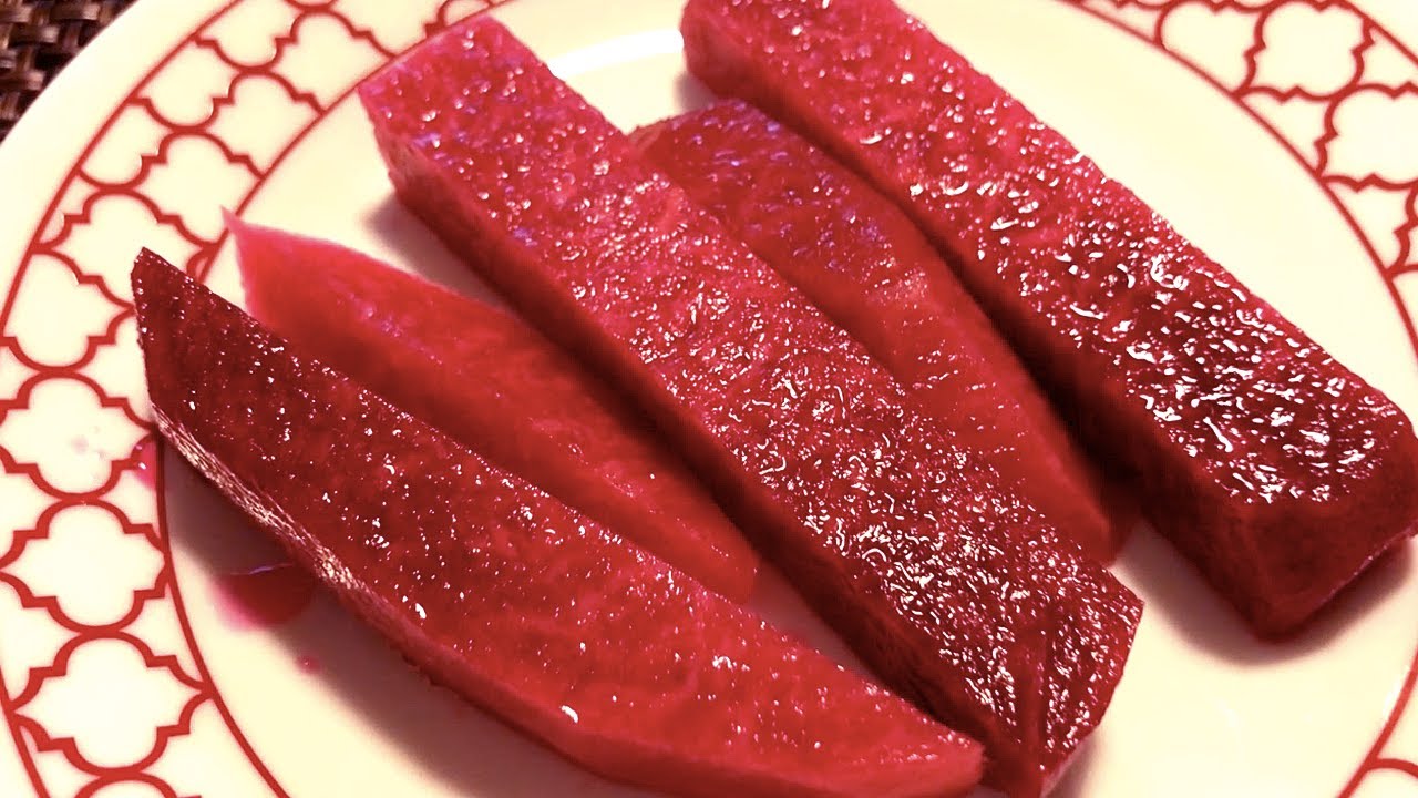 Simple Middle Eastern Pickled Turnips - YouTube