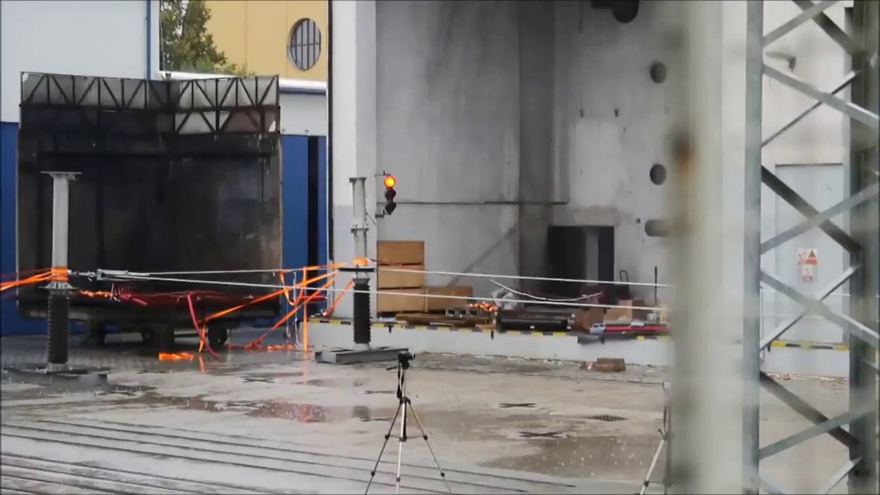 Konduktor ACCC Lisbon saat pengujian Short Circuit Test 48kA - YouTube