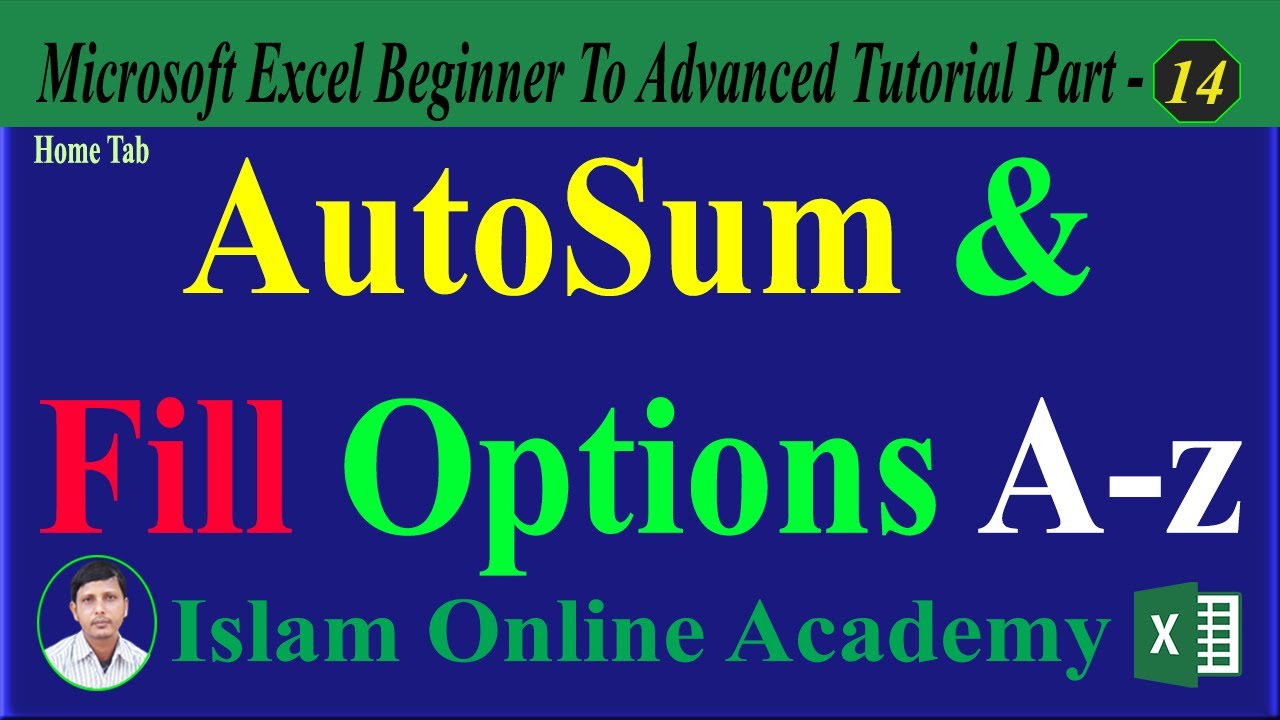 AutoSum And Fill Options In Excel MS Excel Bangla Tutorial YouTube autosum-and-fill-options-in-excel-ms-excel-bangla-tutorial-youtube