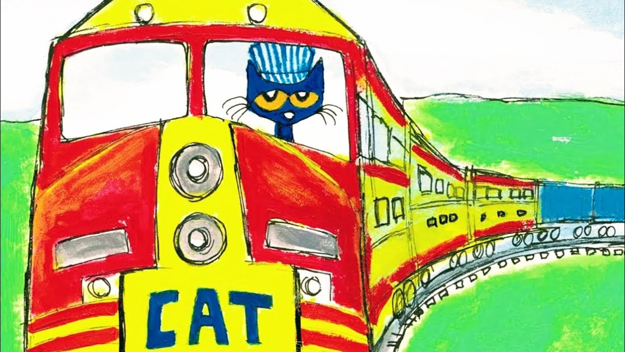 Pete the Cat's Train Trip | Kids Books Read Aloud - YouTube