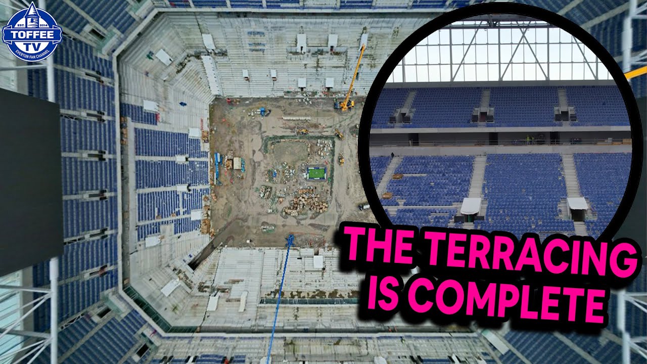 The Terracing Is Complete! | First Lower Tier Seats | New Everton ...