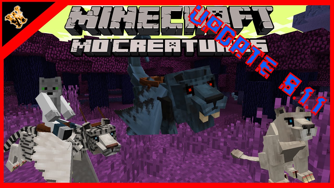 Minecraft Mod Showcase | Mo' Creature Big Cat Overhaul! - YouTube