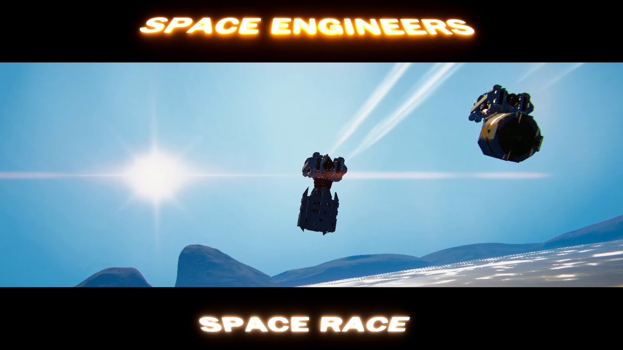 Space Engineers Space Race Ep4: The rolling rockets - YouTube