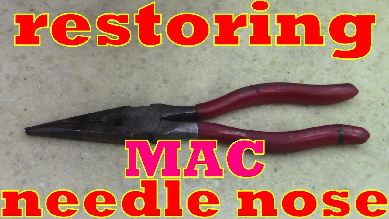 Fixing Mac needle nose pliers! - YouTube