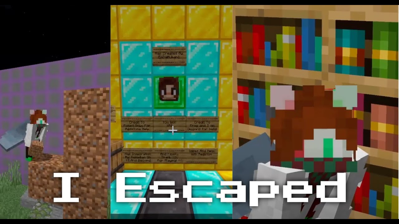 How I DEFEATED this Minecraft Escape Room - YouTube