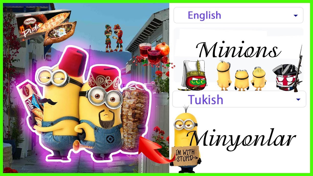 Minions in different languages meme Part 4 - YouTube
