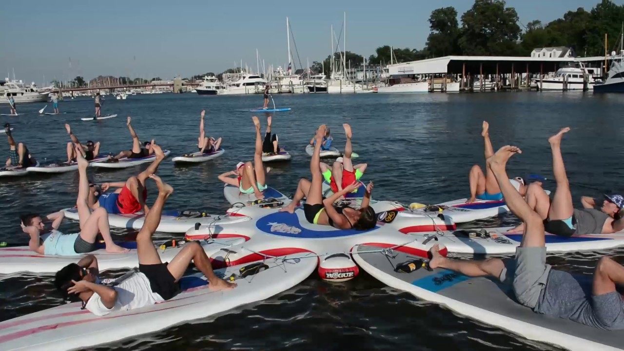 Stand Up Paddleboard Dance Class - YouTube