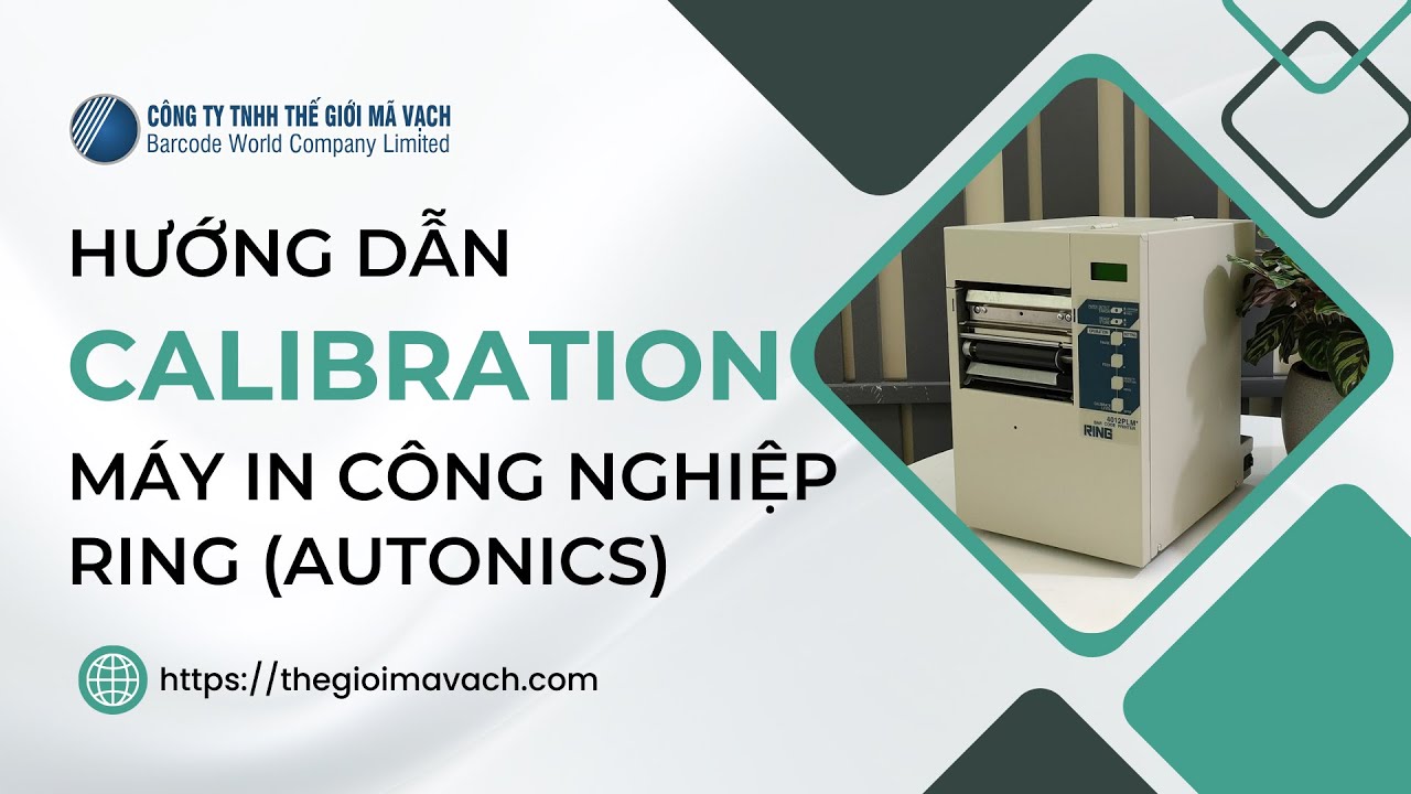 Hướng dẫn Calibration máy in tem nhãn mã vạch công nghiệp RING 4012PLM ...